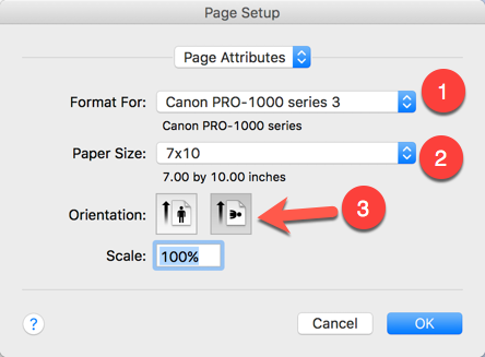 Card Setup and Printing - Horizontal Image Layout - Cardsmith by Ohanaware